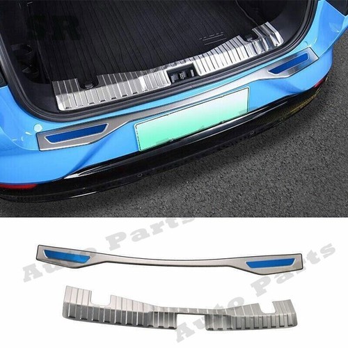 2Pcs Steel Rear Bumper Protector Guard Fit For Mustang Mach-E 2021 2022 ...