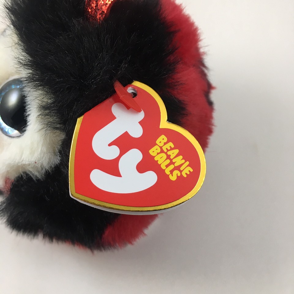 Ty Puffies (Beanie Balls) - IZZY the Ladybug (4 inch) Plush Toy NEW ...