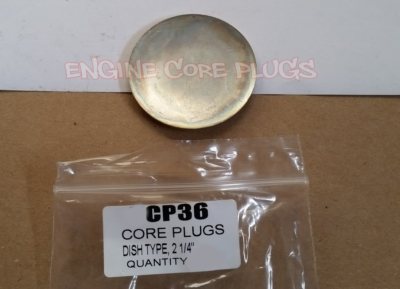 2 1/4" Dish type core plug | Freeze plug | Expansion | Frost | Welch ...