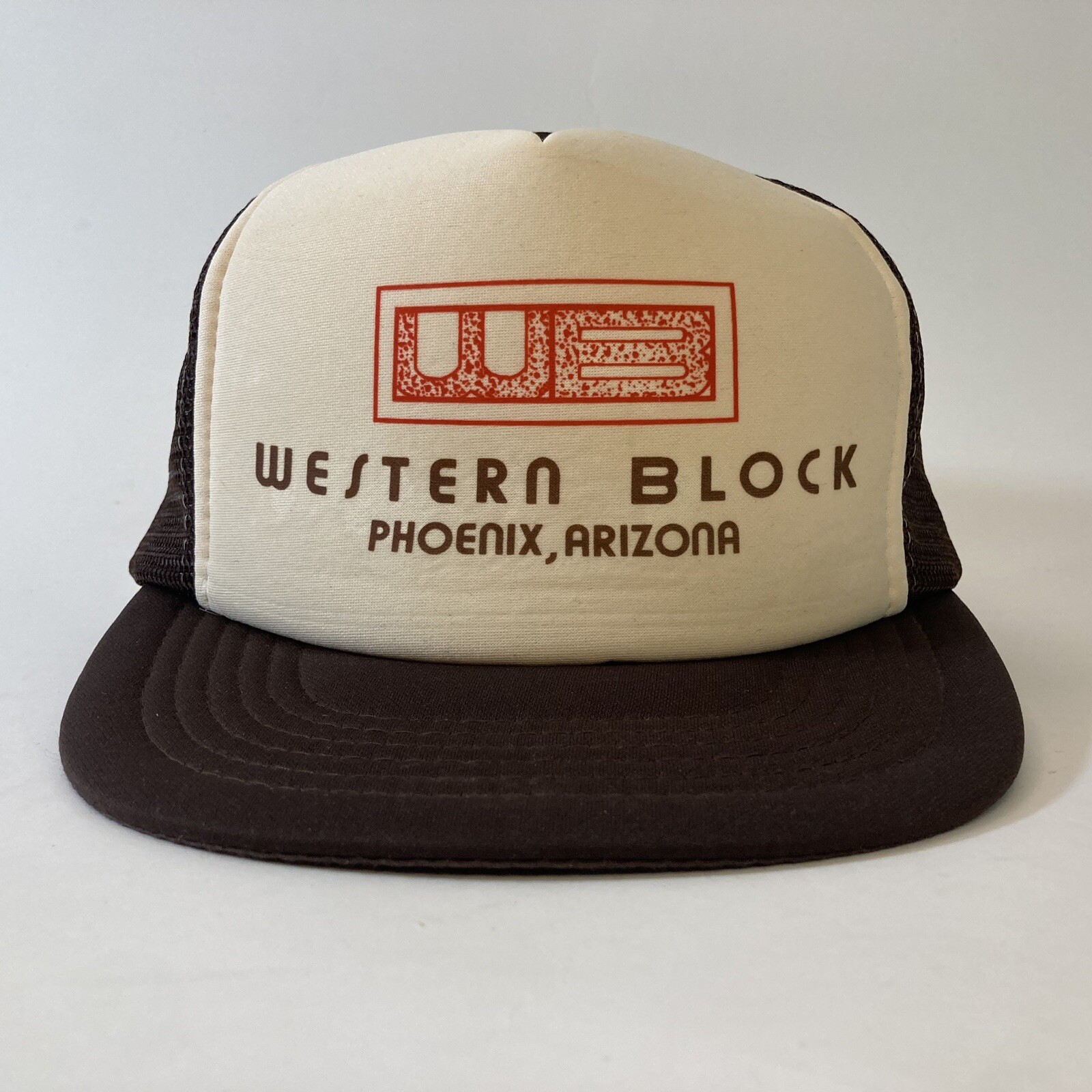 Vintage Snapback Trucker Hat Western Block Phoenix AZ… - Gem