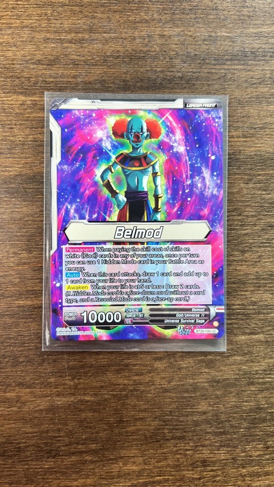 DBS Dragon Ball Prismatic Clash - Belmod God of Destruction BT28-106 ...