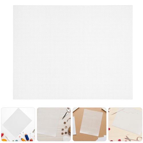 8 Pcs Plastic Mesh Canvas Sheet Embroidery Crochet Projects Sheets for ...