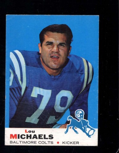 1969 TOPPS #116 LOU MICHAELS VG COLTS *X65280 | eBay