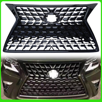 Fits 2014 2015 2016 2017-2022 LEXUS GX460 Front Gloss Black Grille ...