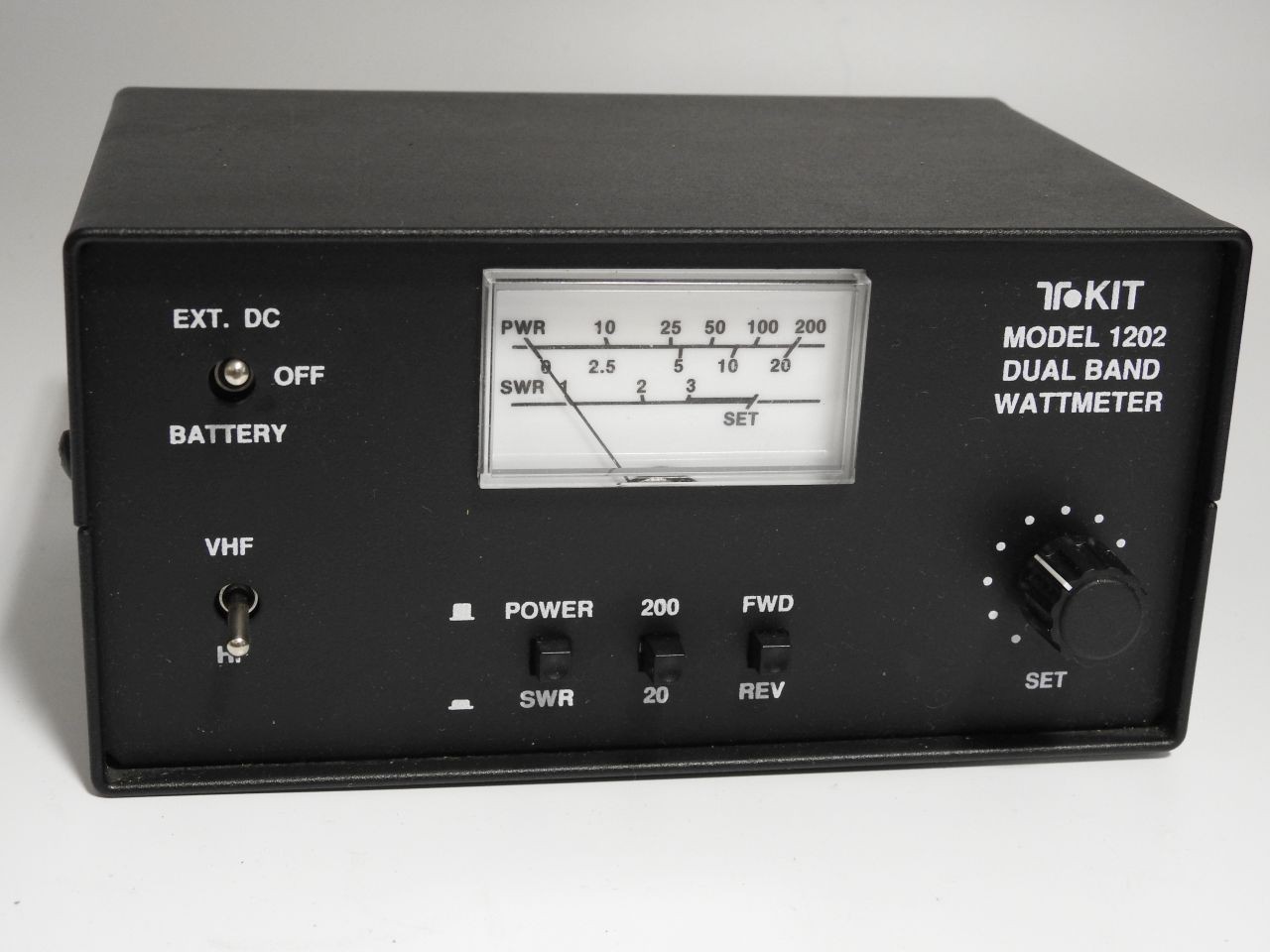 EXCELLENT CONDITION TEN-TEC MODEL 1202 HF AND VHF DUAL BAND POWER & SWR ...