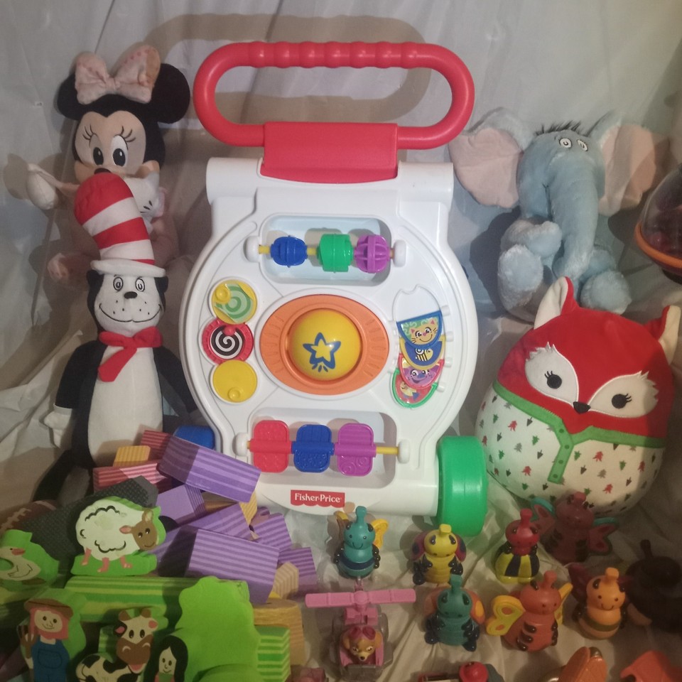 Lot of 65 Vtech Fisher-Price LeapFrog Developmental Baby Toddler ...