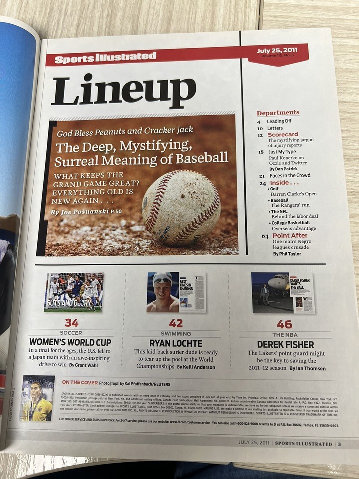 The World Cup Hope Solo Heart and Heatbreak Sports Illustrated July 25 ...