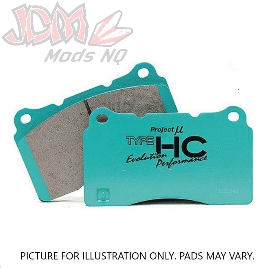 Project-MU HyperCarbon R236 HC-EP Rear Brake Pads for (01-07 WRX ...