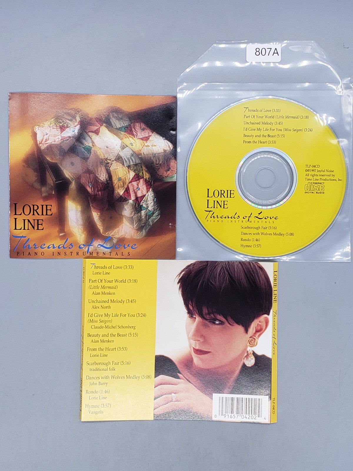 Threads of Love by Lorie Line (CD, 1995) No Case No Tracking ...