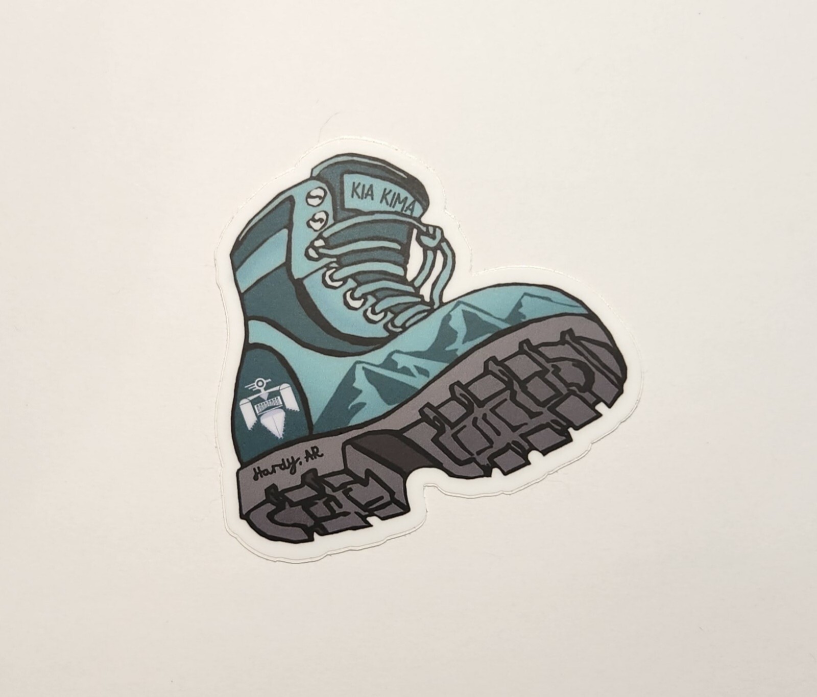 Kia Kima Scout Reservation Hiking Boot Sticker Decal Chickasaw Boy ...