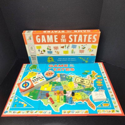 1960 Game of the States Board Game by Milton Bradley, Complete | eBay