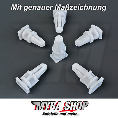 10x Einstiegsleiste Befestigungs Clips für BMW E34 E36 E38 E39 E46 ...