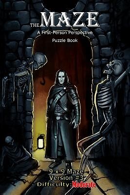 The Maze: A First-Person Perspective Puzzle Book Moderate 9x9 Ver ...