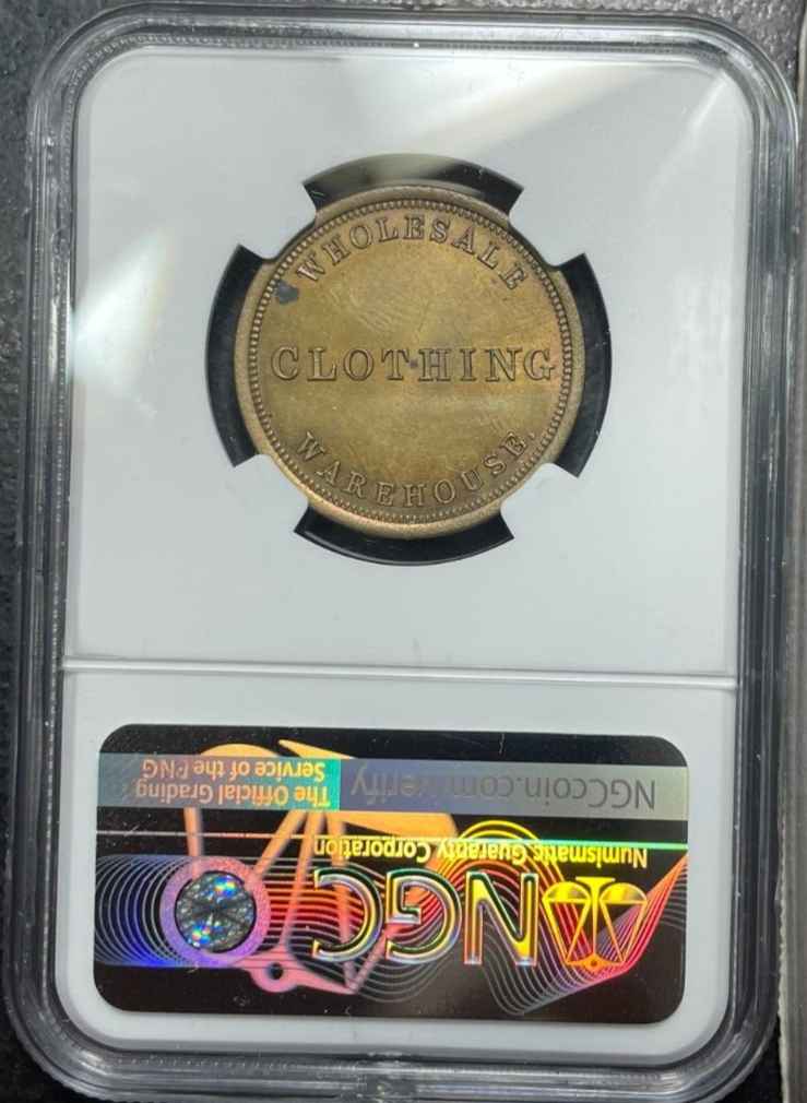 UNDATED NEW YORK NY JENNINGS, WHEELER & CO MERCHANT TOKEN M-NY-380 ...