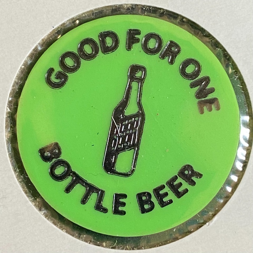 Home, PA Pikel's BP Inn c1980's-90's ? Plastic "G/F One Bottle Beer ...