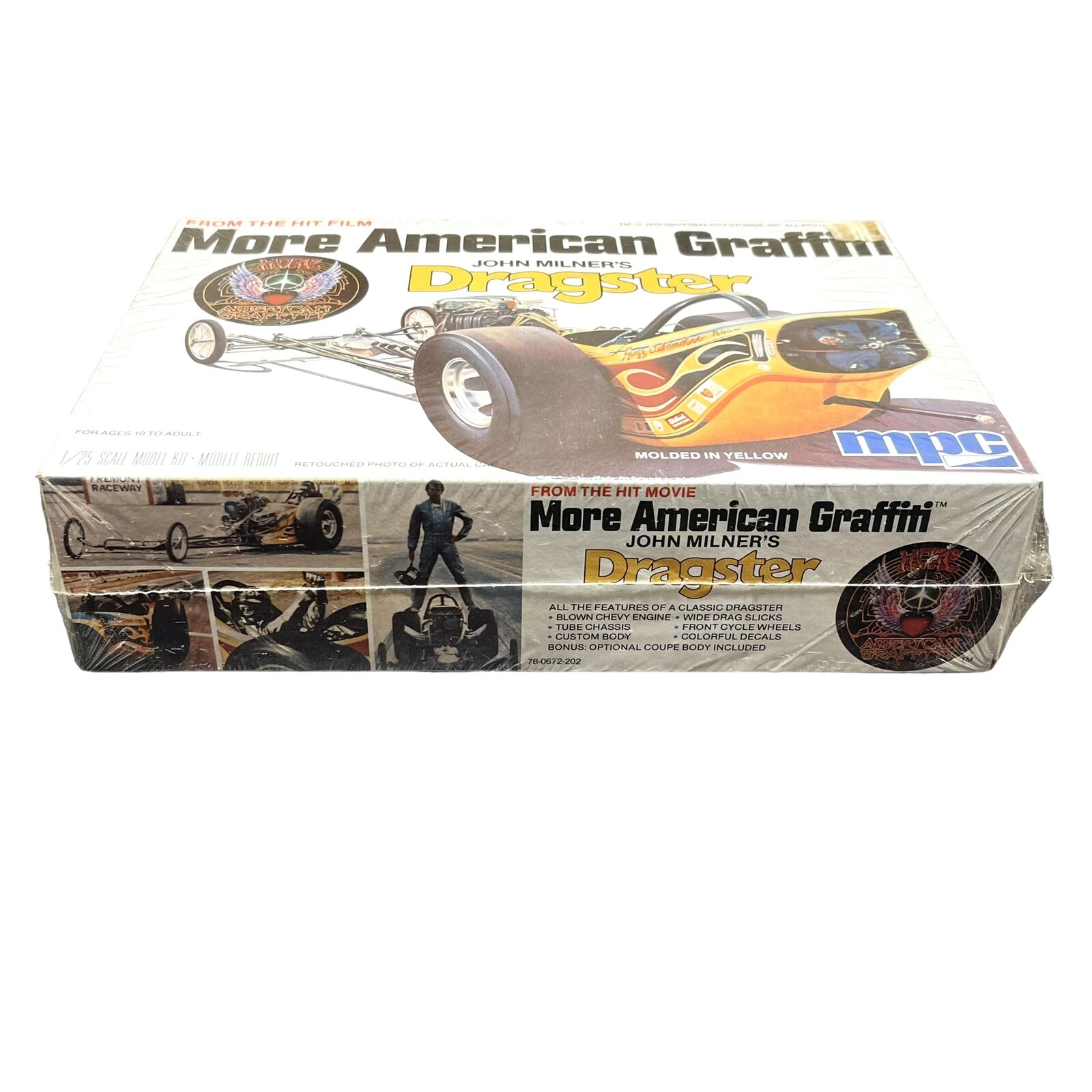 MPC MORE AMERICAN GRAFFITI JOHN MILNER'S DRAGSTER Model Kit 1/25 SEALED ...