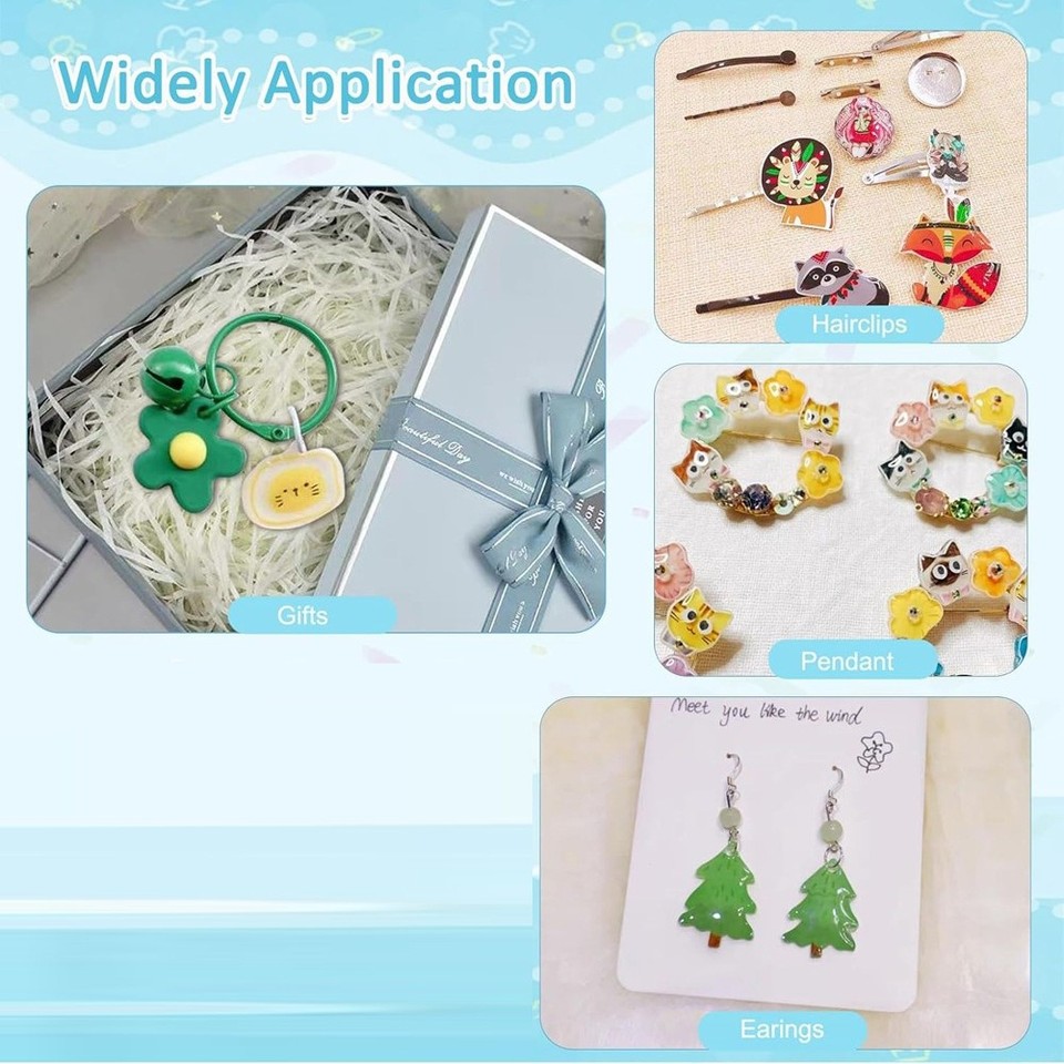 A5 ShrinkyDink Schlüsselanhänger-Set, Shrink Dinks Papier-Sets für ...