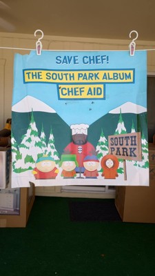 South Park Chef Aid Album Poster 98' Isaac Hayes Matt Stone Trey Parker ...