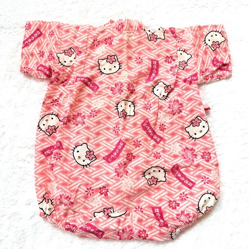 Sanrio Hello Kitty Baby Girls Jinbei Romper Yukata 6-12m Japan 70cm ...