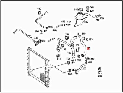Genuine MERCEDES W164 M-CLASS W164 Hose 1645010482 | eBay