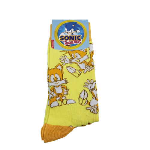Bioworld Sonic The Hedgehog Tails Womens Size 8-12 Graphic Novelty Crew ...