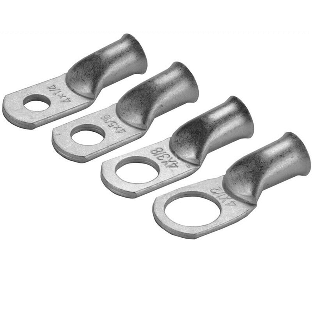 Heavy Duty Cable Lugs Battery Ends Tinned Copper Eyelets Ring Terminal ...