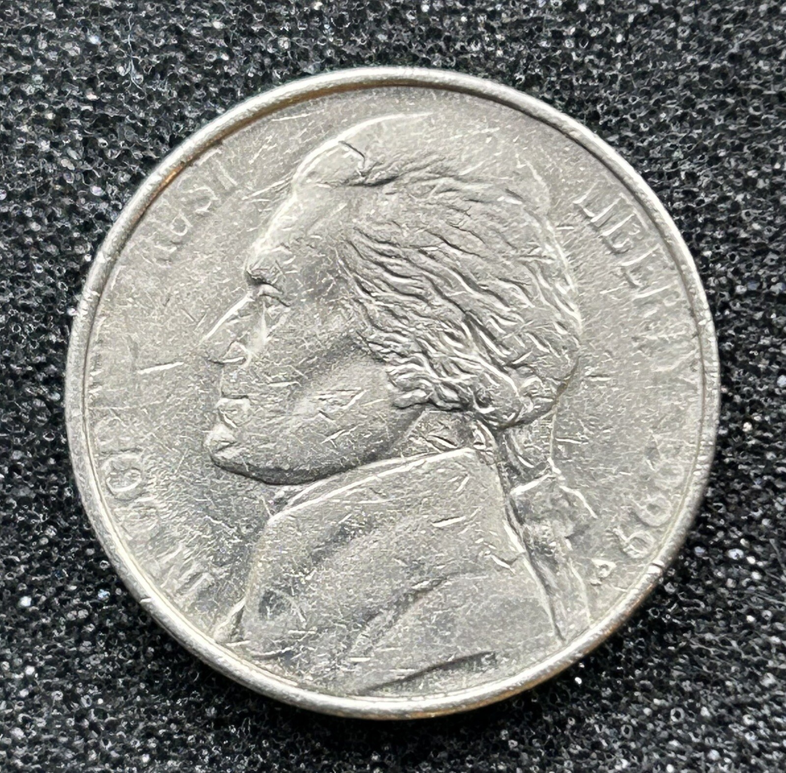 1999 P Strike Jefferson Nickel Strike Through Heavy Grease Die Error | eBay