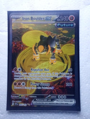 Iron Boulder EX 207/162 Full Art NM/M Temporal Forces Pokemon Card | eBay
