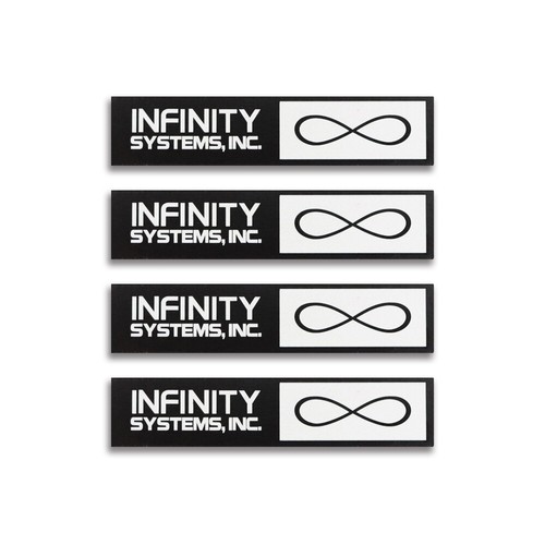 Infinity Systems Inc. Speaker Logo Badge Aluminum 57mm(2.24")X12.5mm(0. ...