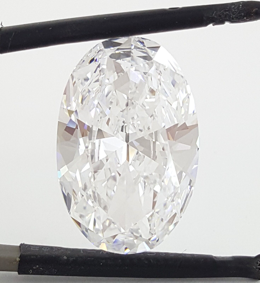 Oval Brilliant D Flawless Ideal Natural Cut Diamond 14.21 ct Type 2a ...