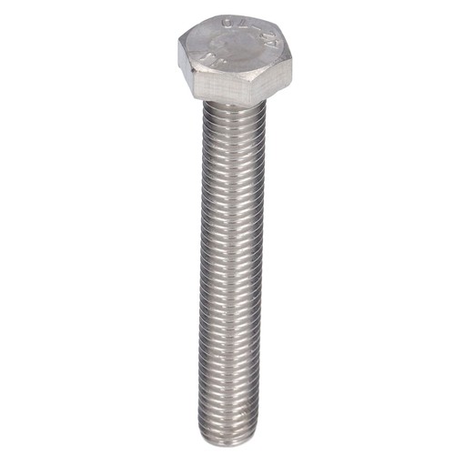 20Pcs Hex Bolt Coarse Thread Set Screws Fully Threaded Bolts A2 ...