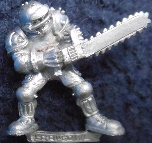 1988 Human Bloodbowl 2nd Ed Star Player Helmut Wulf Chainsaw Wielding ...