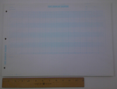 Vintage new Tops Forms 3605 CRT Display Design - 50 sheet pad of 17" x ...