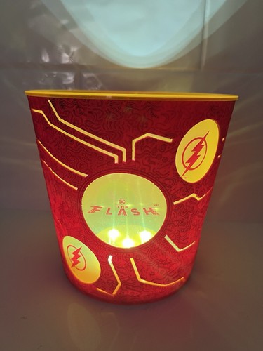 ⚡️THE FLASH⚡️Limited Edition LED Light-Up Textured Popcorn Bucket AMC ...