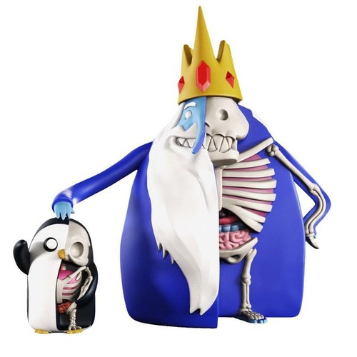XXRAY ADVENTURE TIME ICE KING GUNTER PVC x VINYL 22cm / 11cm Action ...