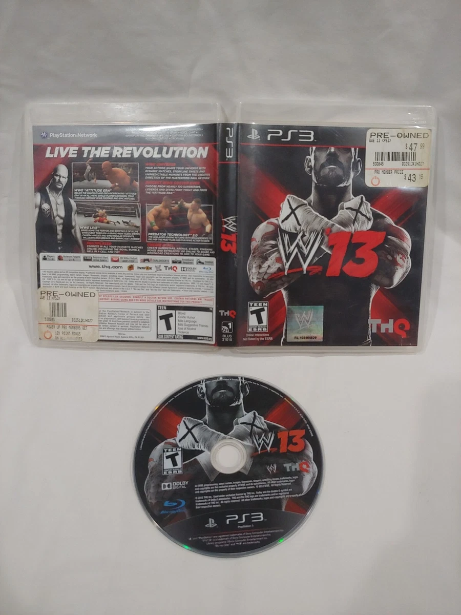 Wwe 13 Ps3 Cover