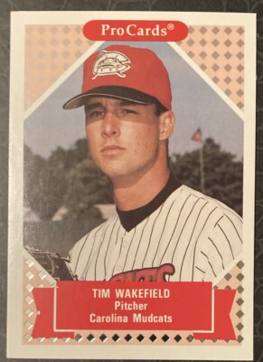 TIm Wakefield 1991 ProCards INC. Carolina Mudcats Rookie Card #308 ...