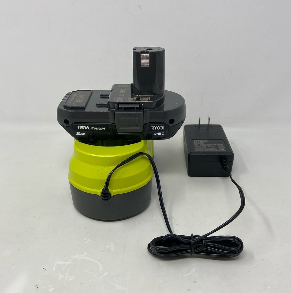 Ryobi ONE+ 18V 2.0Ah Lithium-Ion Battery & Charger Kit PBP006 + PCG002 ...