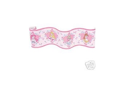 WDW Disney Pretty As A Princess Ariel Cinderella Belle Wall Border ...