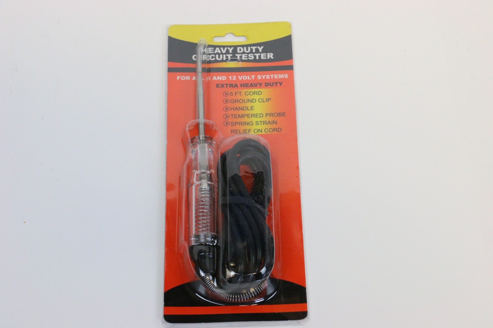 PAIR (2) CIRCUIT TESTER TEST LIGHT 6-12 VOLT CAR TRUCK VOLTAGE PROBE ...