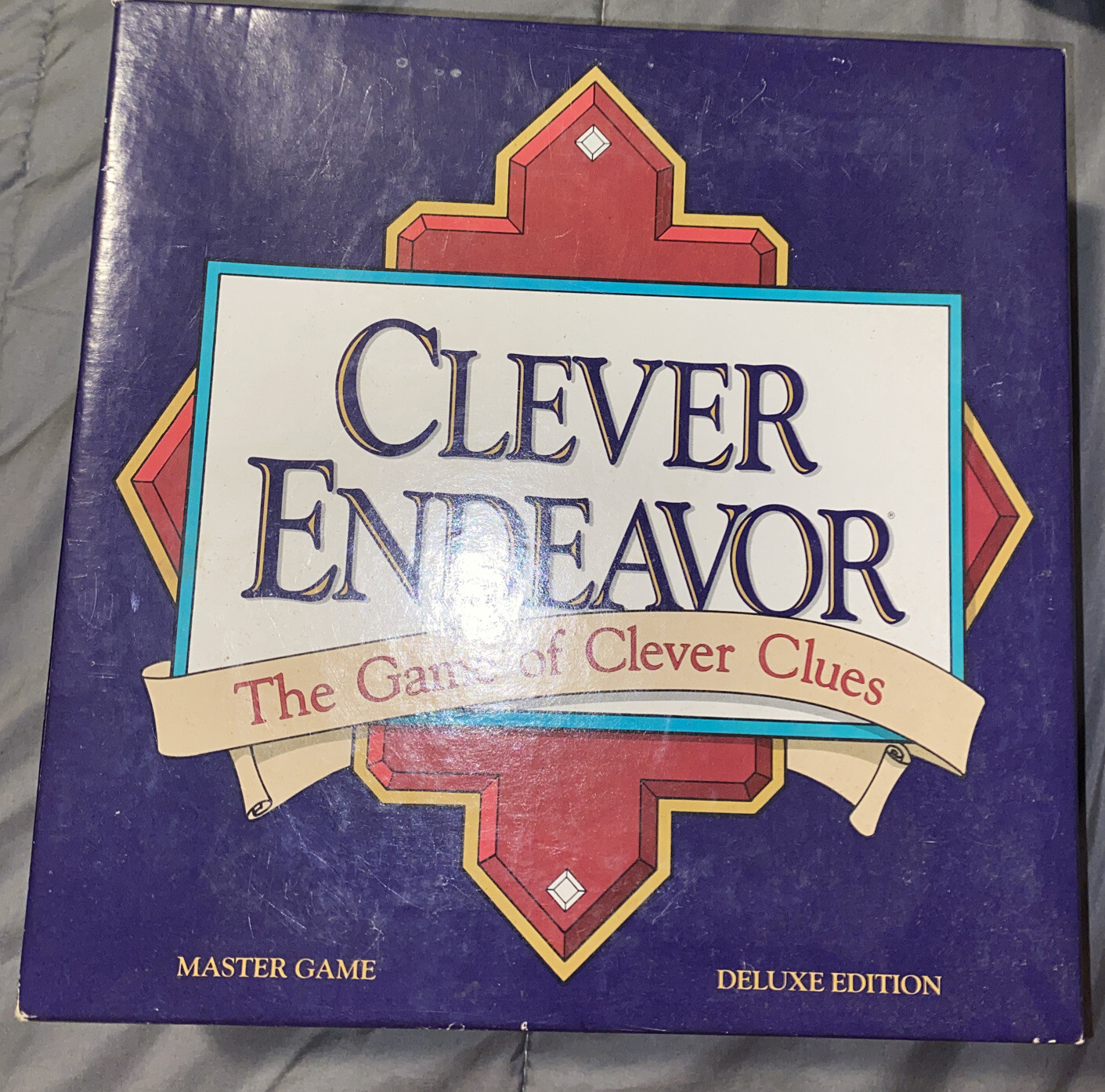 Clever Endeavor Deluxe Edition Board Game by Mind Games 1989 Vintage EC ...
