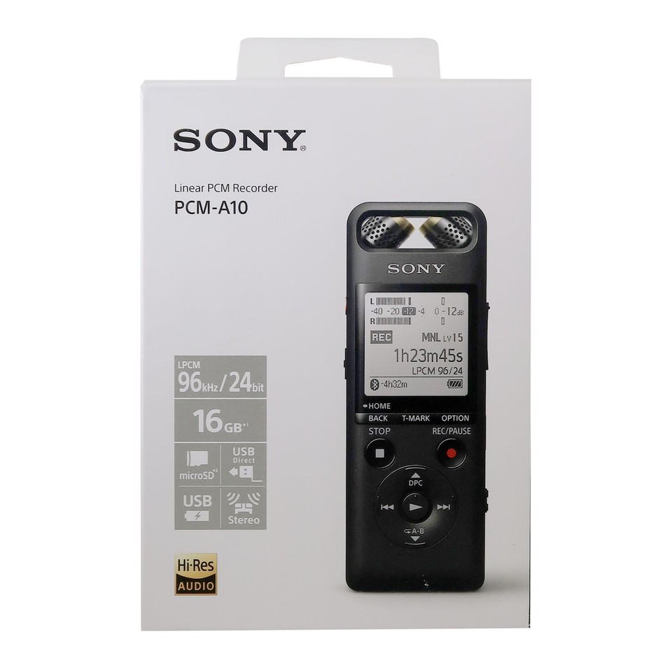 Sony PCM-A10 High-Resolution Audio Recorder 27242910904| eBay