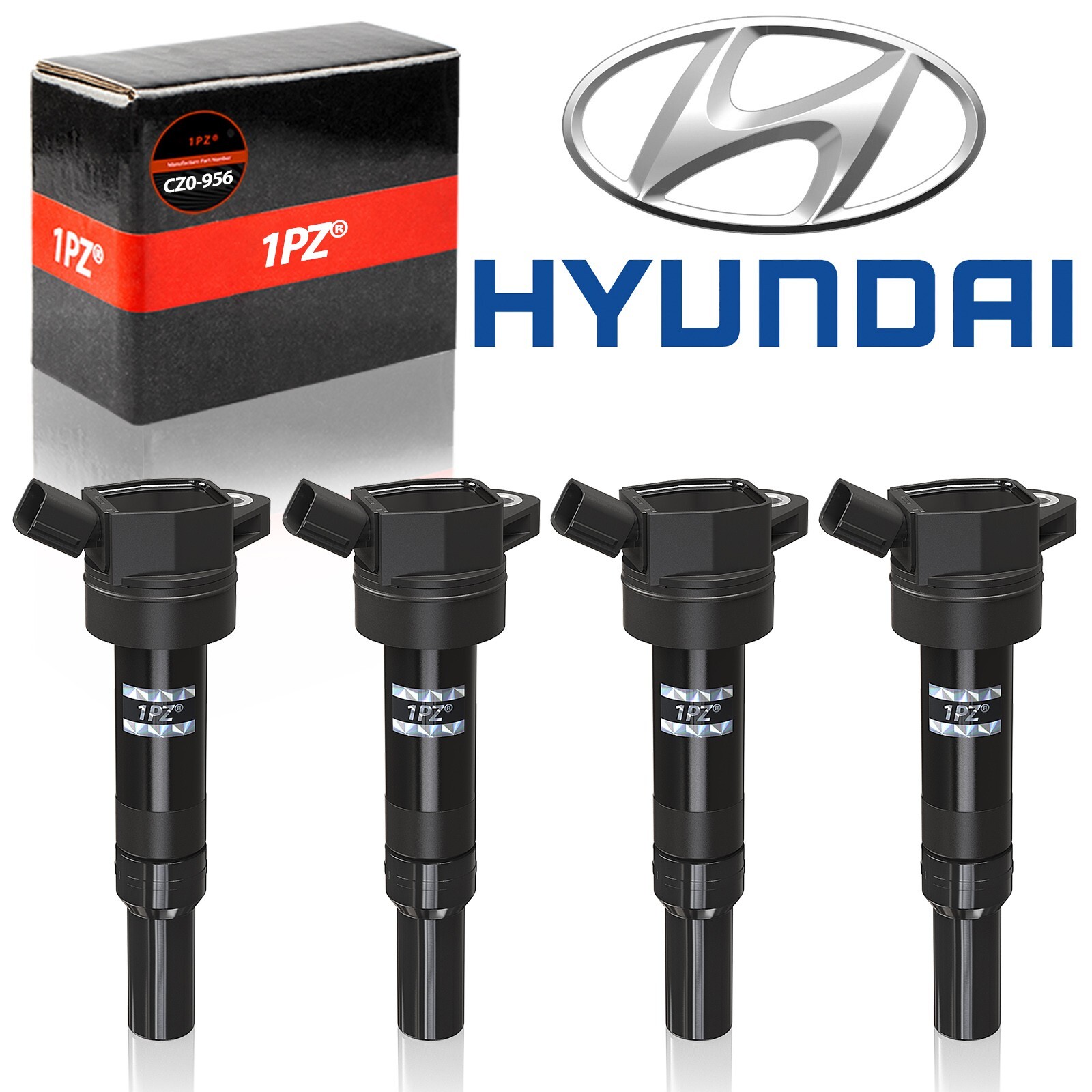 4x Genuine 27300-2E000 Ignition Coil For 2001-17 Hyundai Elantra Kia ...