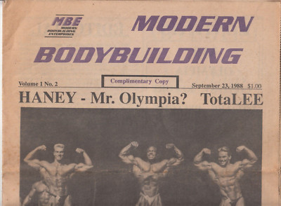 Rare-Modern Bodybuilding Newspaper-1988-Lee Haney & Dorothy-Herndon-661 ...