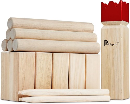 Wooden Toss Game Set for Outdoor Lawn Teenagers Adults Family | eBay