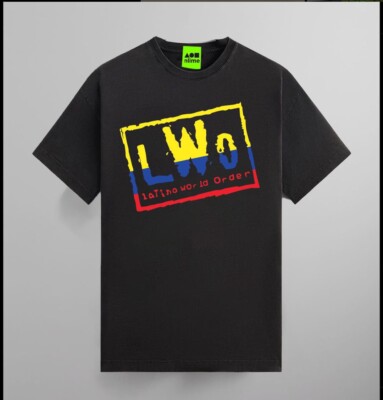 LWO Latino World Order NWO Mens Black T-shirt Colombia | eBay