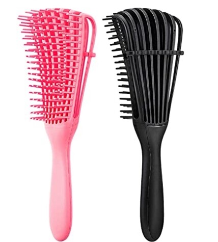 2pack Detangling Combs rush Afro America Hair Textured 3a -4c Kinky ...