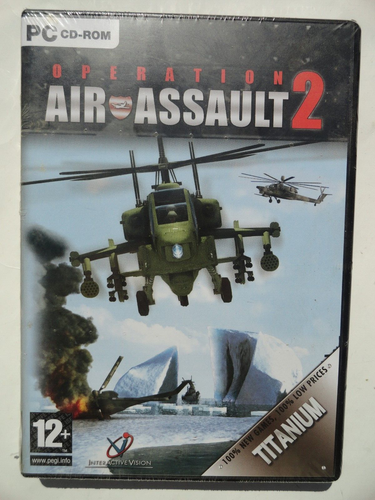 Operation Air Assault 2 (PC 2004) APACHE AH-64 CH0PPER GAME CD ROM NEW ...