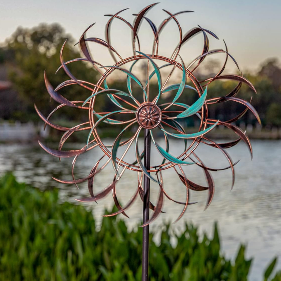 Wind Spinner Metal Large Kinetic Wind Sculpture Spinner Yard Art ...
