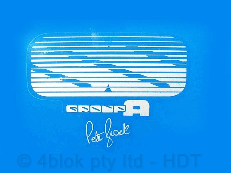 Commodore HDT VK Group A SS Silver Decal Sticker Kit Guards Boot Grille ...